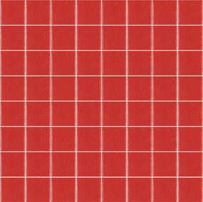 Hisbalit Skleněná mozaika červená Mozaika 176F MAT 4x4  4x4 (32x32) cm - 40176FMH