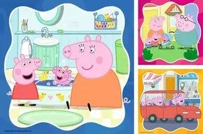 Ravensburger 120042884 Prasátko Peppa 3x49 dílků / věk od: 5 let / ver