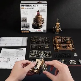 RoboTime 3D mechanická skládačka Morseův telegraf