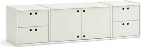 Krémový TV stolek 157x42x40 cm Wally – Teulat