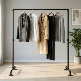Stojan na oblečení Jersey 55x150x150 – černá