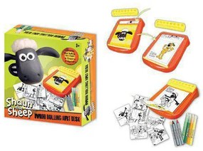 Ovečka Shaun Rolovací omalovánky s pastelkami Shaun the Sheep