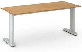 Kancelářský psací stůl PRIMO FLEXIBLE 1800 x 800 mm, šedá