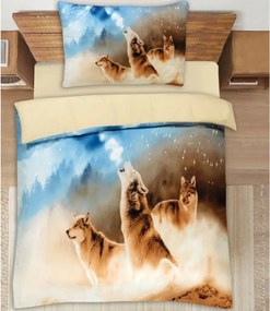 3D povlečení WOLFARA, barevné Rozměr povlečení: 70 x 90 cm | 140 x 200 cm