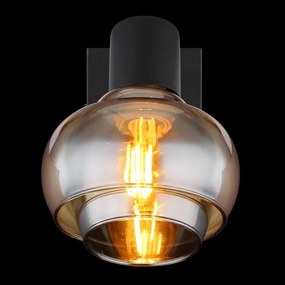 Globo 54309-1B - Nástěnné bodové svítidlo TOKKI 1xE14/40W/230V černá