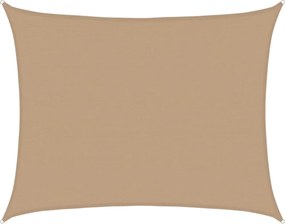 Stínicí plachta 160 g/m² taupe 6 x 8 m HDPE 311415