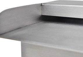 vidaXL Obdélníková bazénová fontána nerezová ocel 45 cm