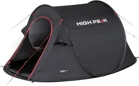 High Peak Vision 3 3P černá / Stan pro 3 osoby / 235 x 180 x 100 cm /
