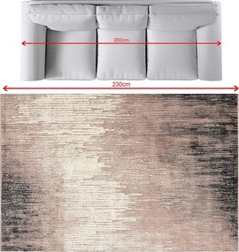 Koberec Sevilla dusty rose/paper white 160x230 cm