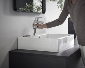 Hansgrohe Logis, páková umyvadlová baterie 70, s odtokovou soupravou Push-Open, chromová, 71077000