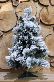 Zasněžený umělý vánoční stromek 68cm