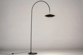 Stojací oblouková lampa Verner Dark Nero