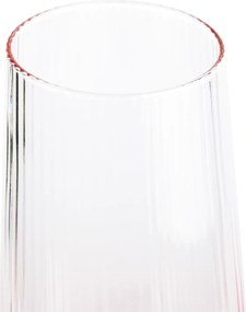 Sklenice na šampaňské, set 6 ks, 280 ml, růžová, CELESTE TYP 1