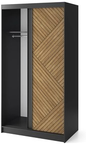 Šatní skříň s posuvnými dveřmi Marrphy - 120 cm
