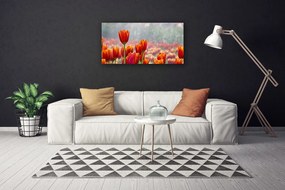 Obraz na plátně Tulipány Květiny Rostlina 140x70 cm