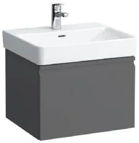 Laufen Pro S - Umyvadlová skříňka, 550x370x390 mm, 1 zásuvka, grafit mat H4830320954801