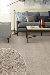 Metrážový koberec PONZA 87183 světlehnědá 300 cm