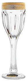 BOHEMIA SAFARI GOLD SKLENICE NA LIKÉR 50ML SADA 6 KS
