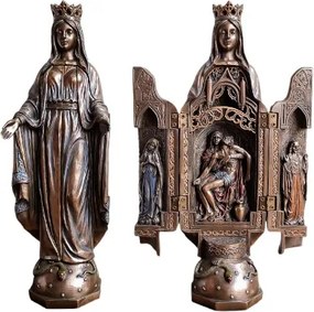 Panna Maria – triptych, katolická soška Veronese WU75630A4