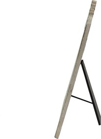 Krémový antik fotorámeček s popraskanou strukturou - 27*2*36 cm / 13*17 cm