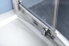 Polysan Polysan, EASY LINE čtvrtkruhová sprchová zástěna 1200x800mm, L/R, čiré sklo, EL2315