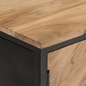 Příborník 120 X 30 X 75 Cm Masivní Akáciové Dřevo Přírodní