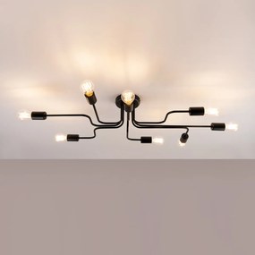 Sollux Lighting Lustr VECTOR 8 černý