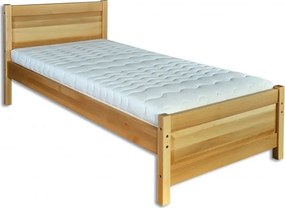 Casarredo - Komfort nábytek Masivní postel KL-120, 100x200, dřevo buk, výběr moření | barva: bez moření buk