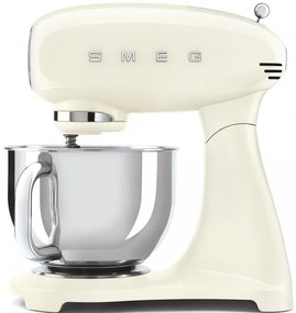 Kuchyňský robot Smeg 50's style SMF03CREU / 800 W / 4,8 l / krémová