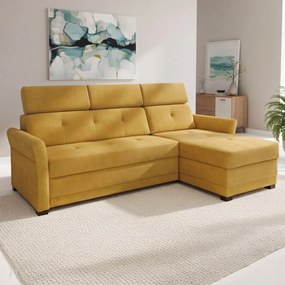 Sedací souprava HARRIS | 222x155 cm | rozkládací + úložný prostor | VÝBĚR TKANIN