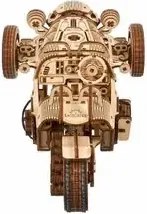 Ugears 3D dřevěné mechanické puzzle Tříkolka UGR-S / od 14 let / 457 d