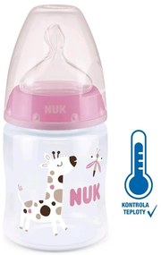 Kojenecká láhev NUK First Choice Temperature Control 150 ml pink Barva: Růžová
