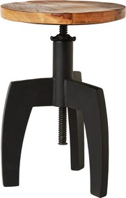 XXXLutz TABURET, dřevo, kov, 36/48/36 cm Ambia Home - Taburety - 000377005801