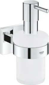 Grohe QuickFix Start Cube - Dávkovač mýdla s držákem sklo/chrom