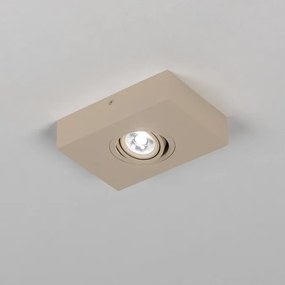 Stropní LED svítidlo Spot Quality Quadra 1 Taupe