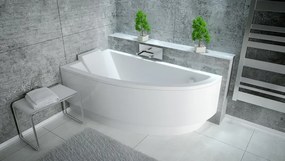 Olsen Spa FONDI 140 x 70 cm OLVFON14L+OLVPINOZ vana vč. nožiček levá