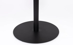Kulatý konferenční stolek s deskou v dubovém dekoru v přírodní barvě ø 56 cm Yuri M – White Label