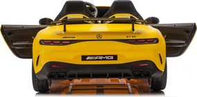 LEAN CARS Elektrické autíčko Mercedes GT63 AMG DK-GT63 24V LCD žluté