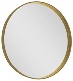 Sapho NOTION kulaté zrcadlo v rámu ø 60cm, zlato mat NT600G