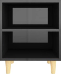 vidaXL Noční stolky s dřevěnými nohami 2 ks 40 x 30 x 50 cm [805794] Barva: hnědý dub