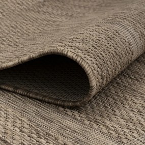 Ayyildiz Kusový koberec RELAX 4311, Hnědá Rozměr koberce: 120 cm KRUH