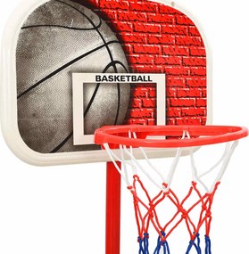 vidaXL Přenosný basketbalový set nastavitelný 138,5–166 cm [80347]