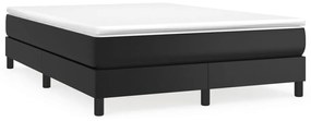 vidaXL Rám postele černá 140 x 190 cm umělá kůže