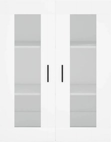 Skříň highboard bílá 69,5 x 34 x 180 cm kompozitní dřevo 3198353