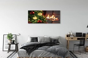 akrylový obraz Ozdoby pobočky ohniště 120x60 cm