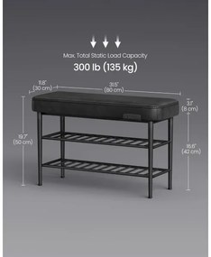 Botník ANDOR černá