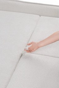 Béžová rozkládací pohovka z textilie bouclé 215 cm Patti – Bonami Selection