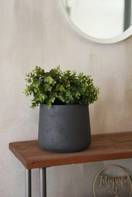 Květináč TROPICO, sklolaminát, výška 20 cm, antracit