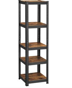 XXXLutz REGÁL, hnědá, černá, 37/150/37 cm Boxxx - Online Only regály & police - 002543000138