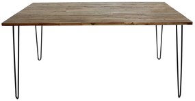 Noble Home Jídelní stůl Sorpus, 160 cm, akácie, hnědá